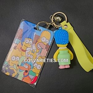 Unbranded | Other | The Simpsons Id Badge Holder With Key Rings And ...